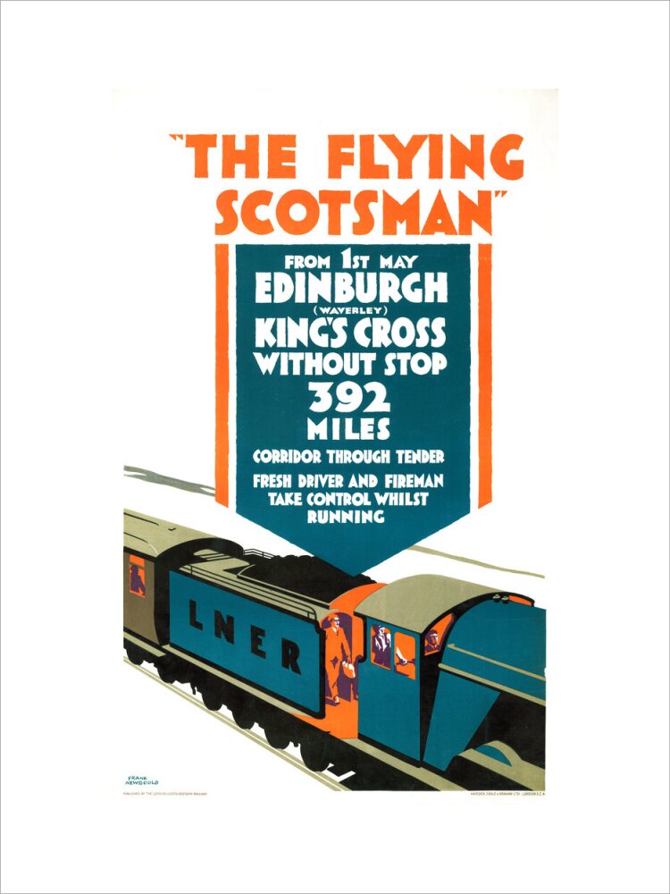 The Flying Scotsman', LNER poster, 1923-1947. – Science & Society ...