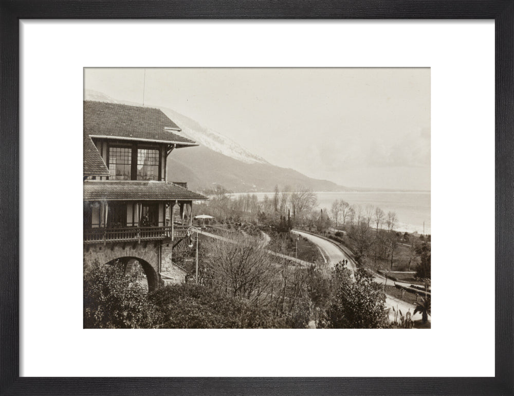 Black and white photograph entitled 'Gagri, View from Our Windows ...