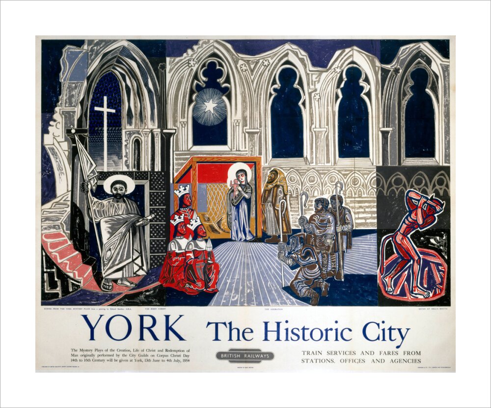 'York', BR poster, 1954. – Science & Society Picture Library Prints