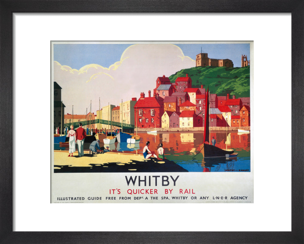 'Whitby: It's Quicker By Rail', LNER poster, 1930s. – Science & Society ...