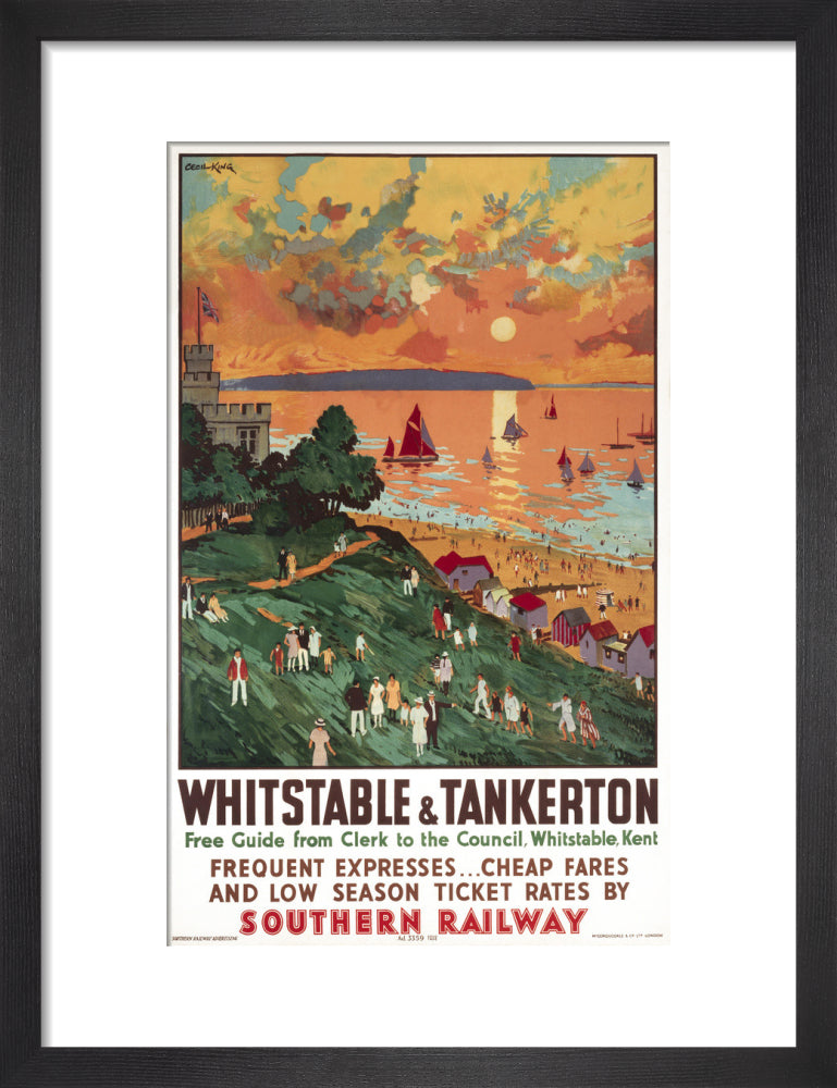 'Whitstable and Tankerton', SR poster, 1936. – Science & Society ...