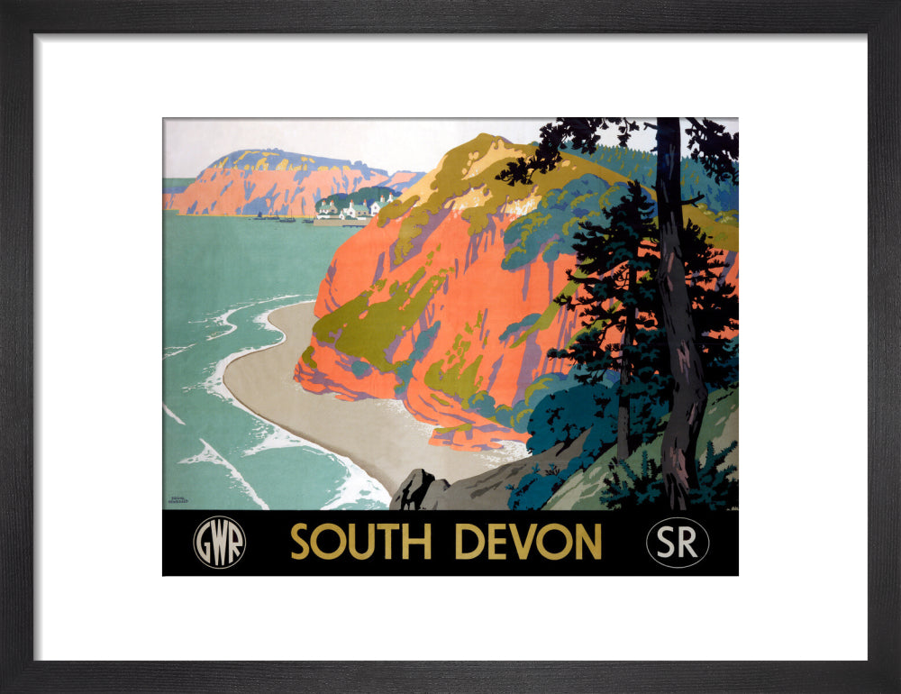 'South Devon', GWR/SR poster, 1945. – Science & Society Picture Library ...